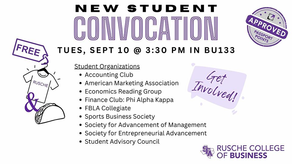 SFA Events | Stephen F. Austin State University